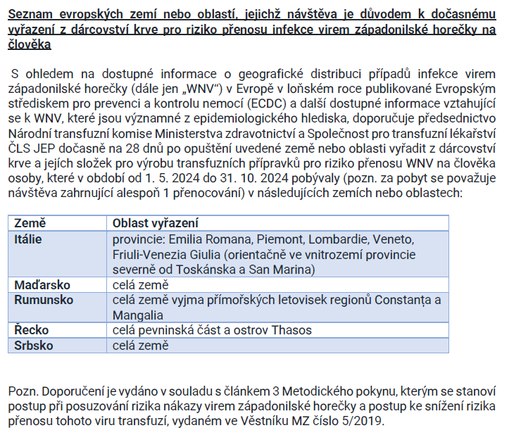 Termíny odběrů | Nemocnice České Budějovice a.s.